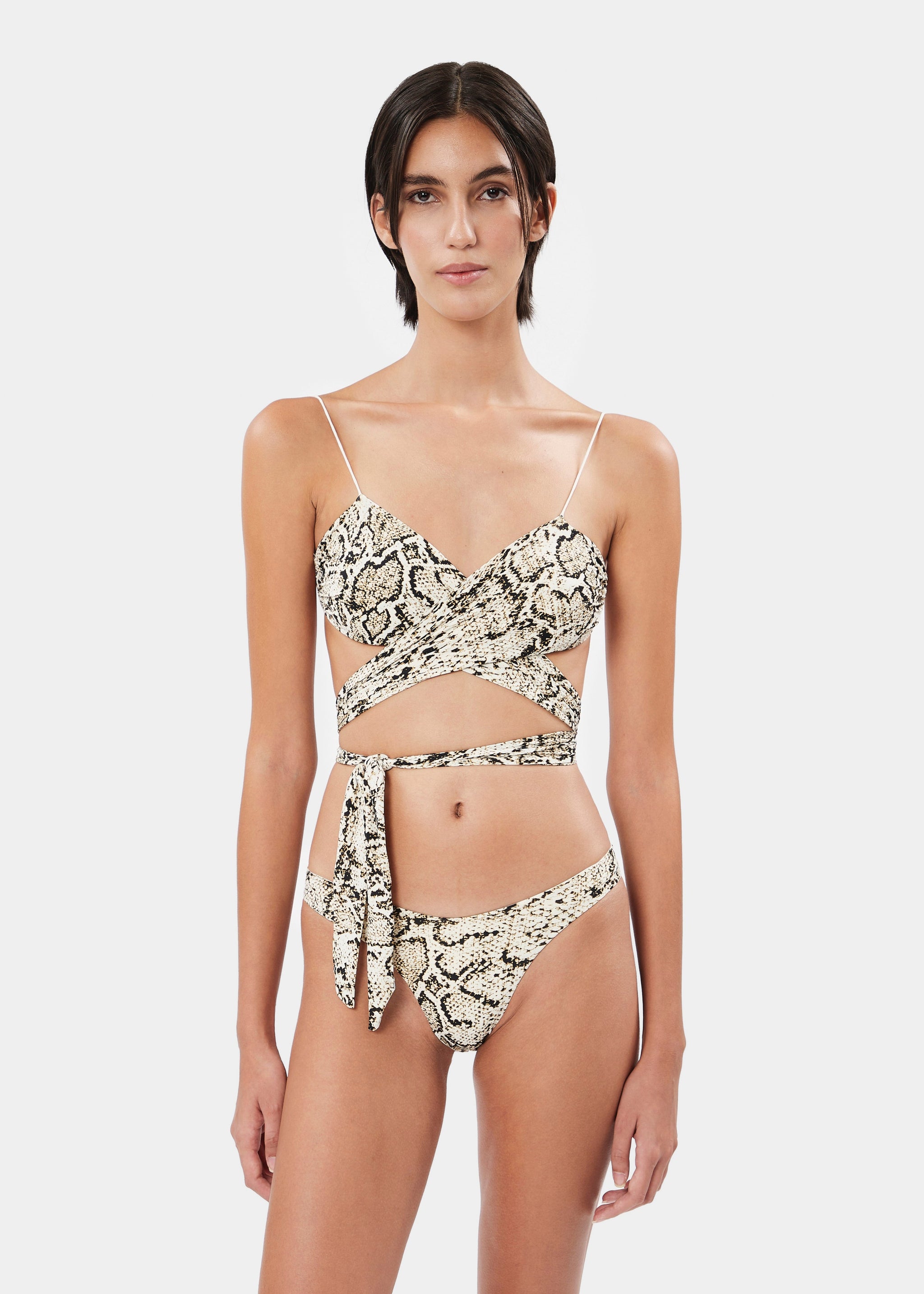 Dea python two-piece swimsuit | Amazuìn